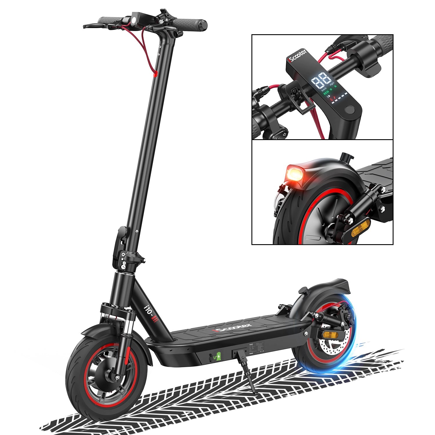 iScooter i10 Commuter 650W/800W Electric Scooter