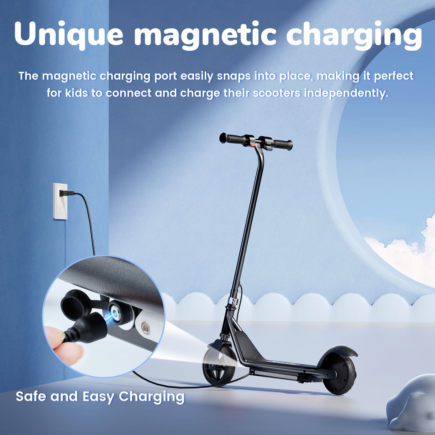 iScooter iK3 Electric Scooter, 150W Motor, LED Display for Kids Ages 6