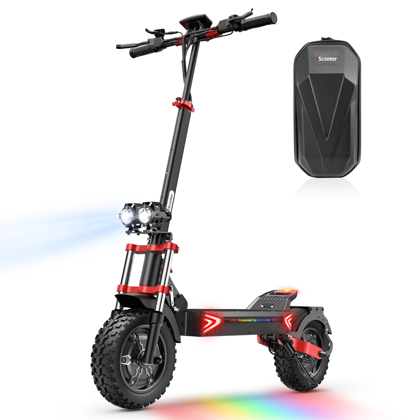 iX8 Off-Road Tires Electric Scooter for Adults 2400W Dual Motor Up to
