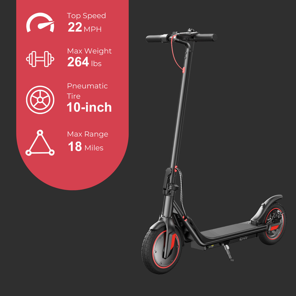 i9M Foldable Commuting Electric Scooter 500W